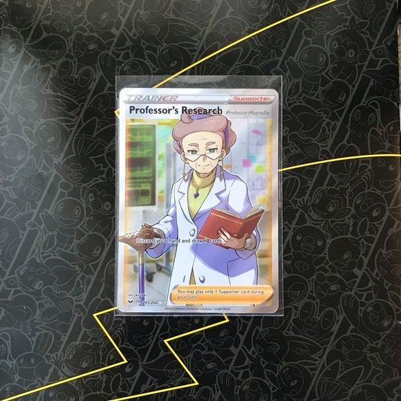 Pokemon | Games | Professors Research Trainer Full Art Hyper Rare ...